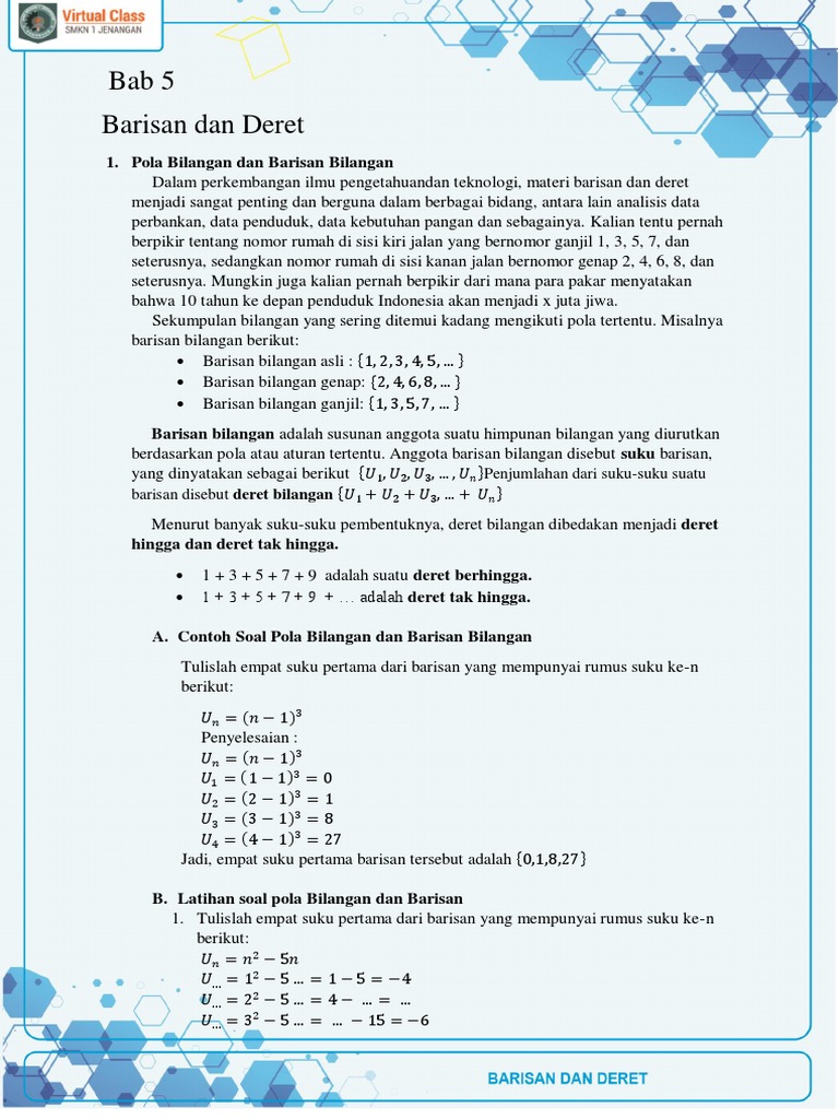 Barisan Aritmatika Dan Geometri | PDF