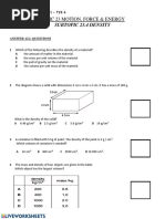 CorbettMaths Density Calculations | PDF