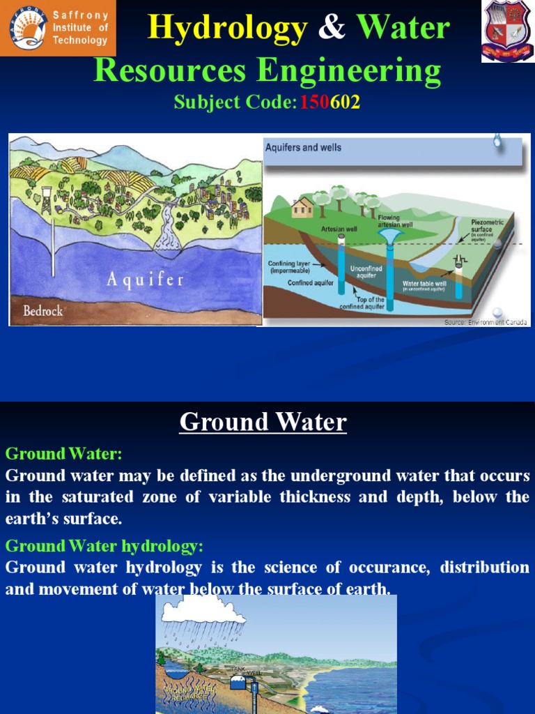 Subject Code | PDF | Aquifer | Groundwater