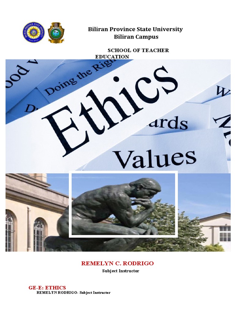 Ethics Module (Lesson 1 To 6) | PDF | Aristotle | Virtue