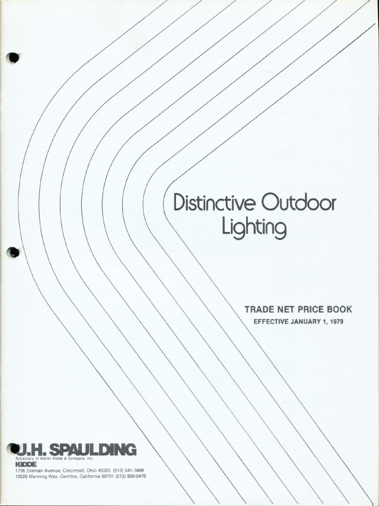 Spaulding Lighting Price Book Net 1-79 | PDF | Cargo | Invoice
