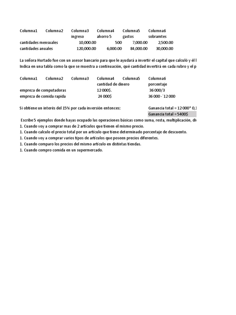 Actividad Integradora 1. Tiempo de Ahorrar | PDF Actividad Integradora 1. Tiempo de Ahorrar | PDF