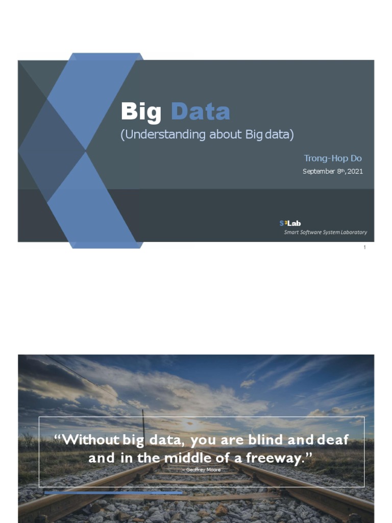 Slide 1 Big Data Introduction | PDF | Big Data | Data