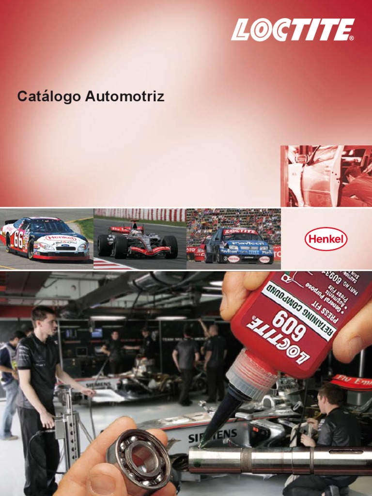 Catalogo LOCTITE | PDF | Tornillo | Engranaje