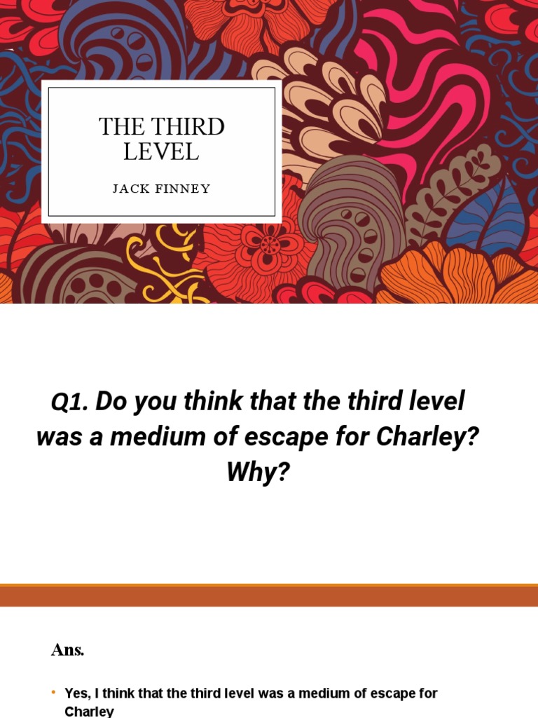 The Third Level: Jack Finney | PDF