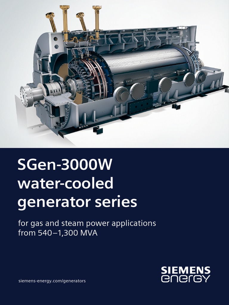 Sgen 3000w Factsheet | PDF | Electric Generator | Steam Engine