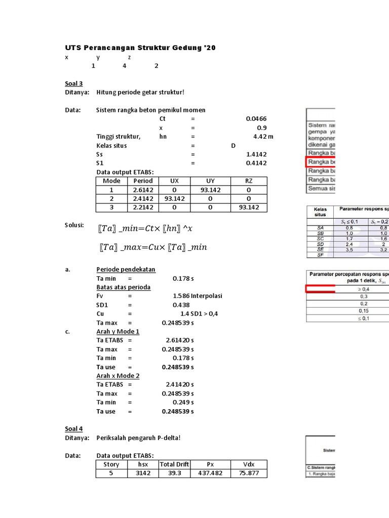 Pembahasan Soal UTS | PDF