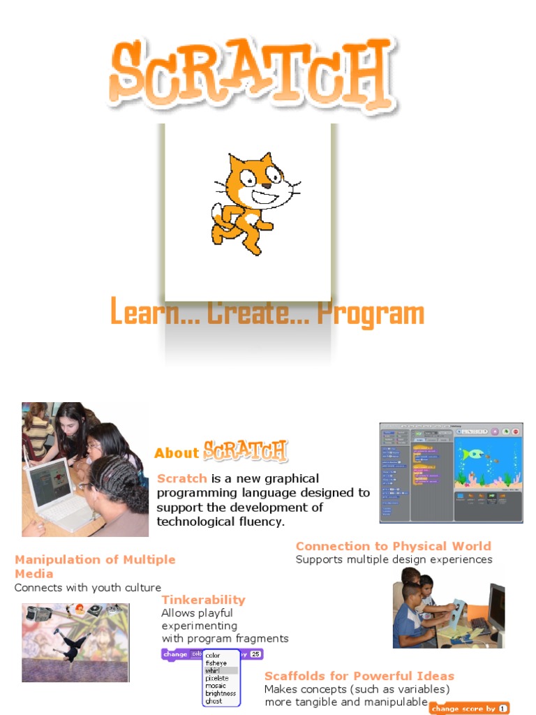 T Intro Scratch | PDF | Scratch (Programming Language) | Computing