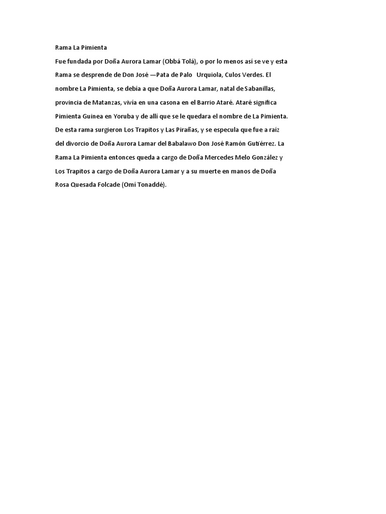 Rama La Pimienta en Cuba | PDF | Poesía