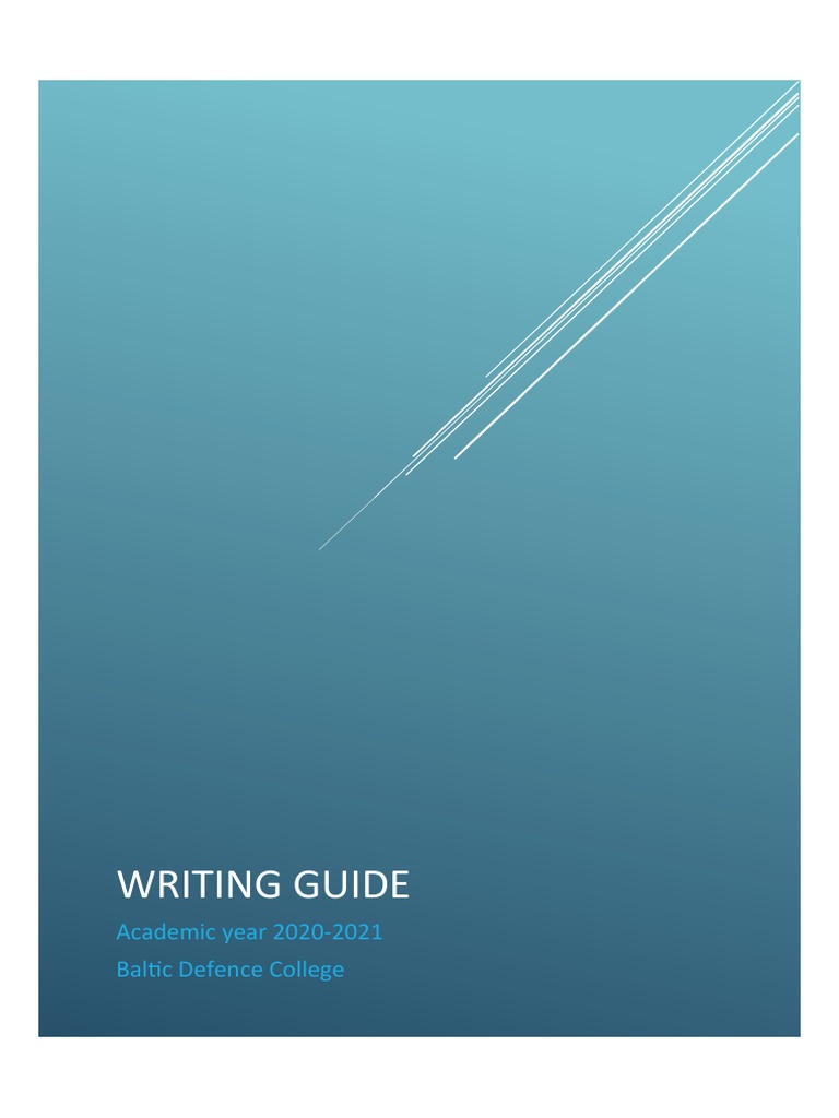 Guide For Academic Writing | PDF | Essays | Critical Thinking