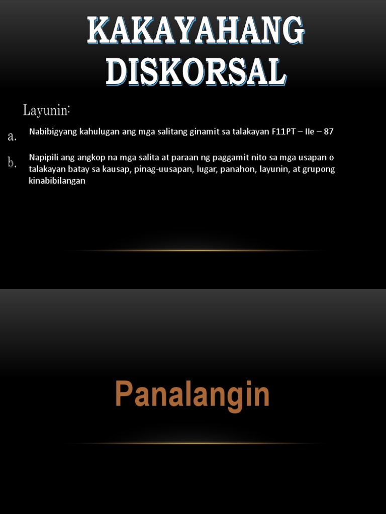 Kakayahang Diskorsal | PDF