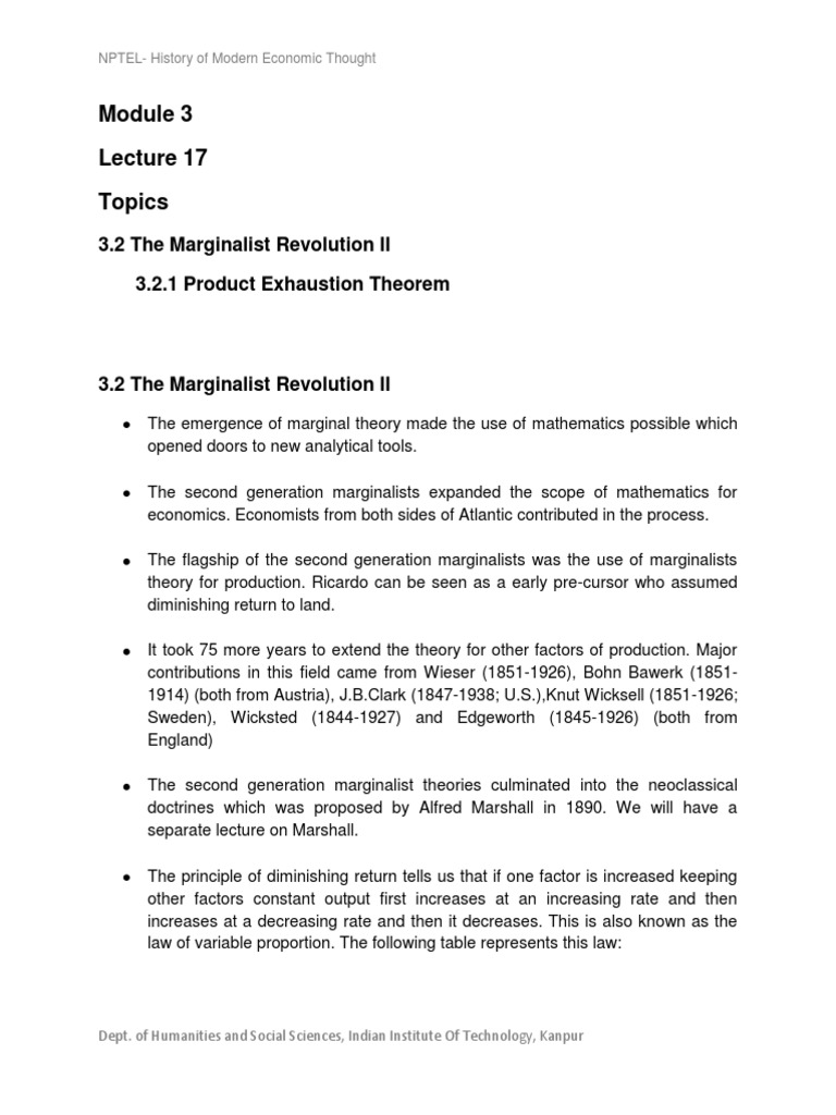 The Marginalist Revolution Expands: The Development of Marginalist ...