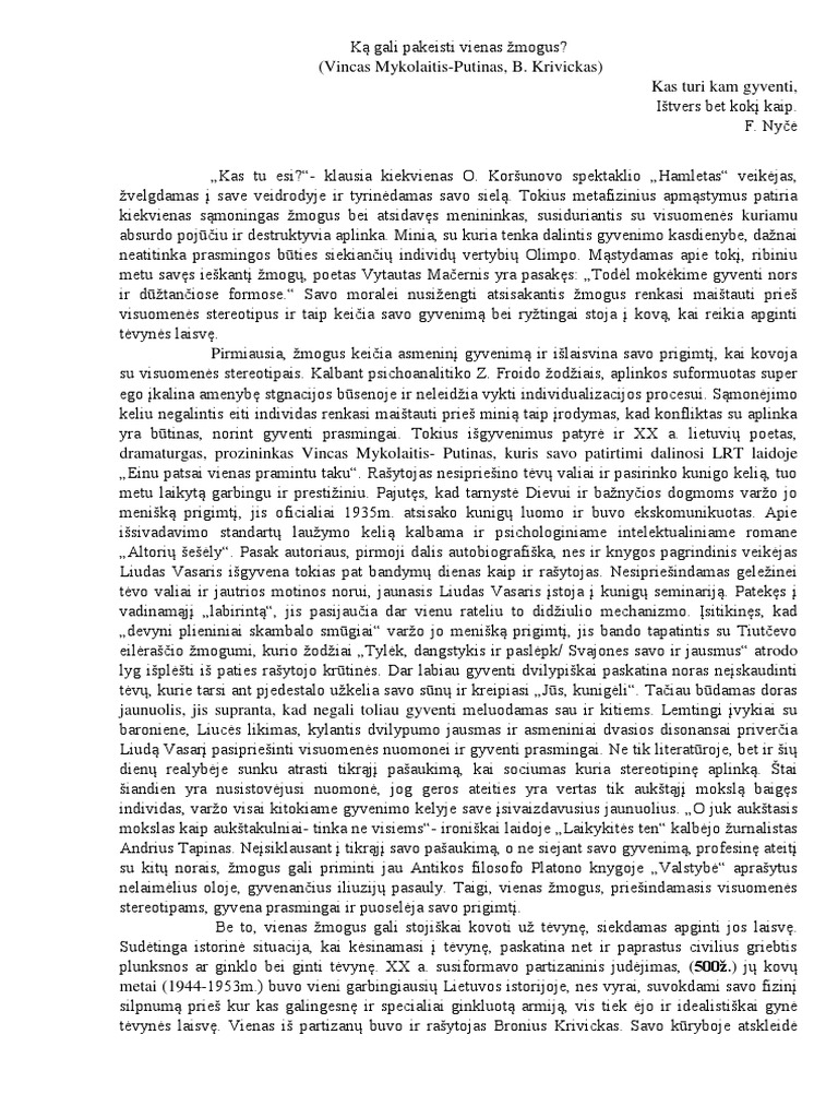 Samprotavimo Rasinys, Vbe-100 | PDF