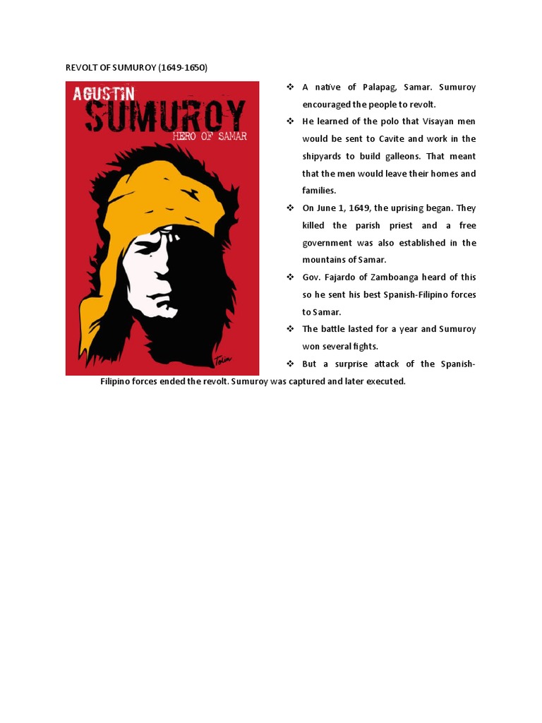 Revolt of Sumuroy | PDF | Conflicts | Philippines