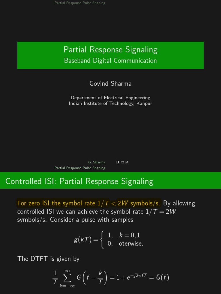 DC04 Partial Response Signalling | PDF | Computer Science ...