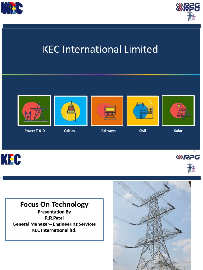 KEC International Limited: Power T & D Cables Railways Civil Solar ...