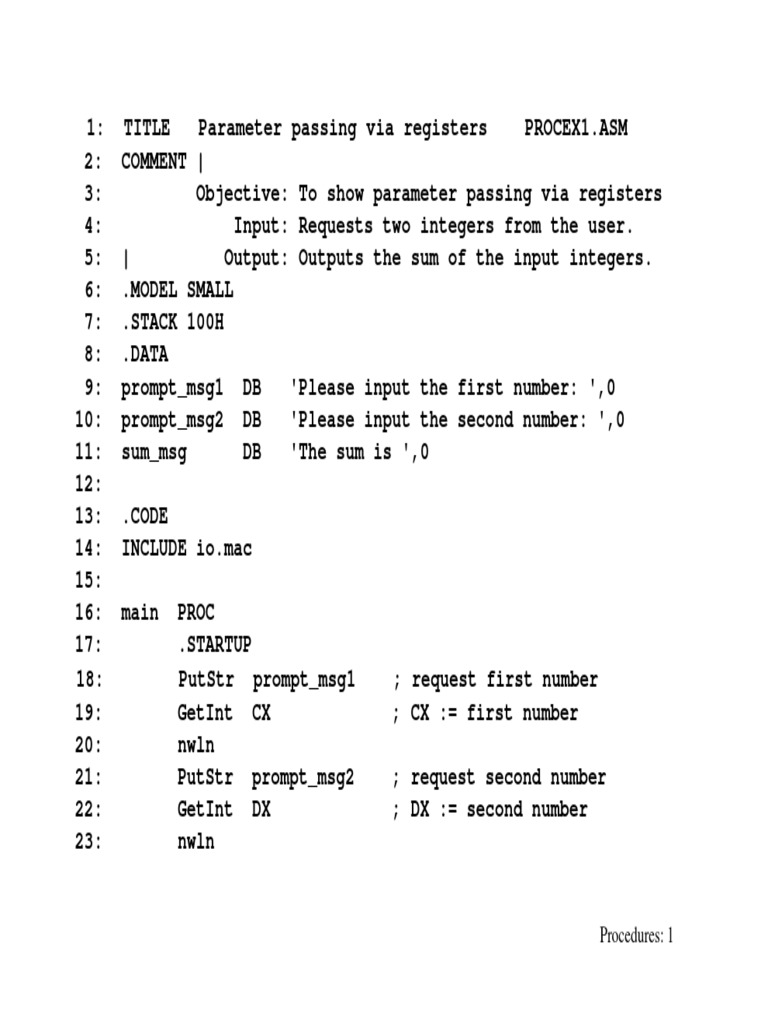 Ch4 Procs Progs Pdf String Computer Science Parameter Computer Programming