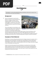 CommonLit - Herd Behavior | PDF | Herd | Behavior