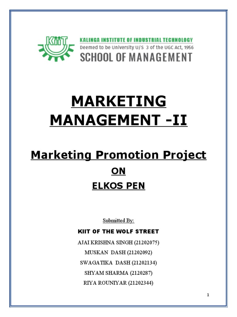 Marketing On Elkos Pern | PDF | Advertising | Brand
