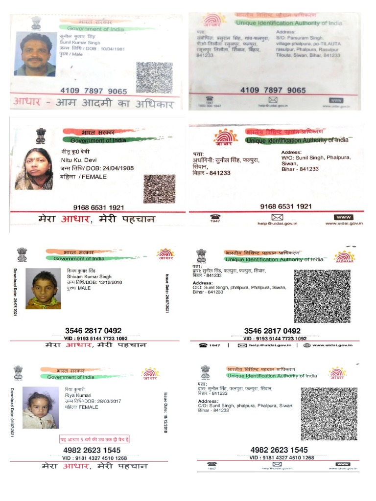 Aadhar Card | PDF