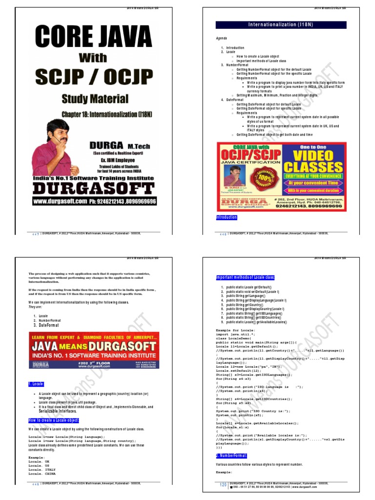 18.internationalization (I18N) | PDF | Method (Computer Programming) | Java (Programming Language)