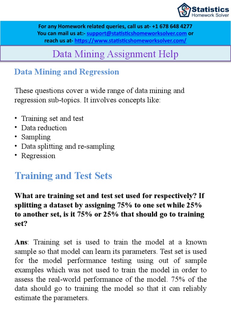 Data Mining & Regression Guide | PDF | Regression Analysis | Dependent And Independent Variables