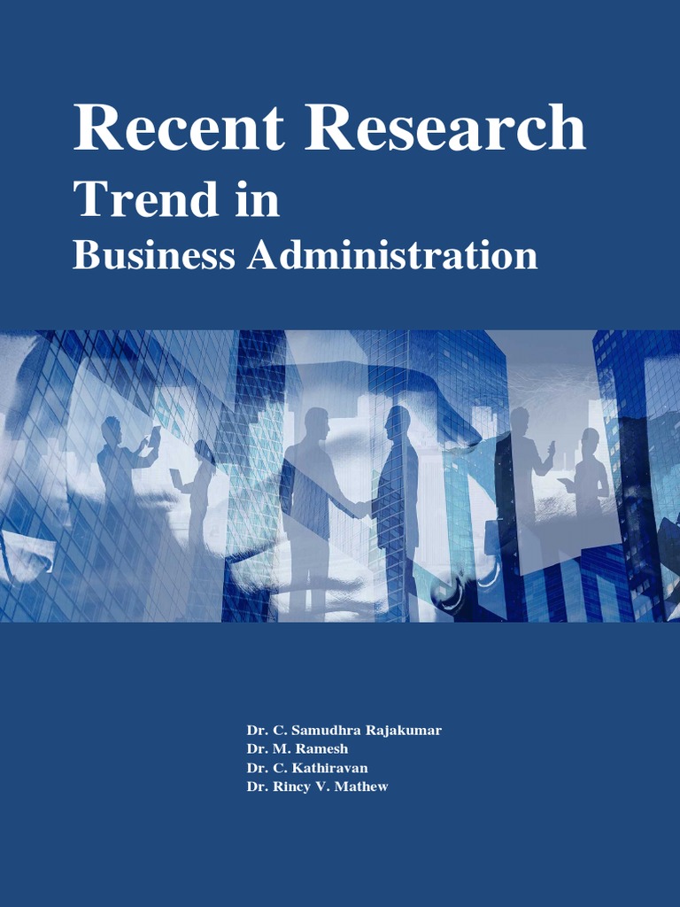 Recent Research Trends in Business Administration | PDF ...