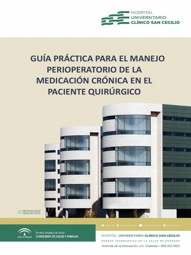 Guía Práctica para El Manejo Perioperatorio de La Medicación Crónica en El Paciente Quirúrgico | PDF