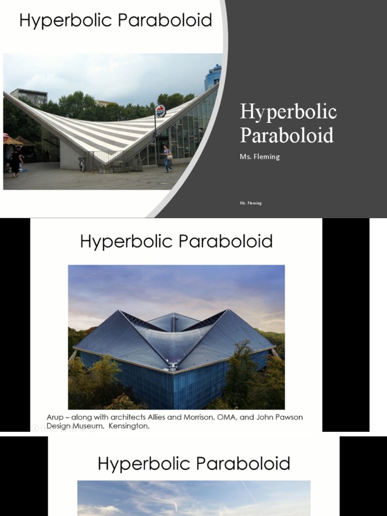 Hyperbolic Paraboloid | PDF