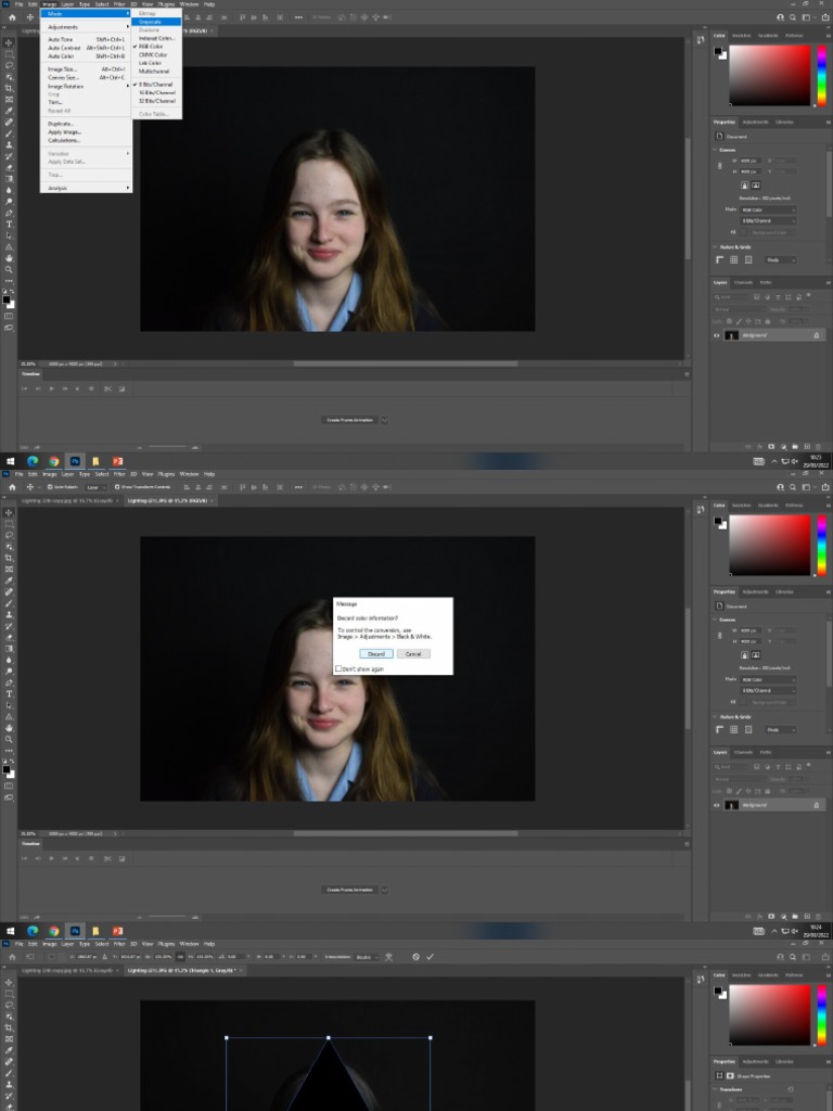 Screen Shots of Process | PDF