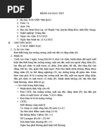 BỆNH-ÁN-GIAO-BAN-YHCT- Đau thần kinh tọa | PDF