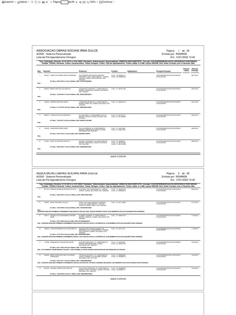Colpoperineoplastia Anterior e Posterior | PDF | Brasil | Sistema de saúde