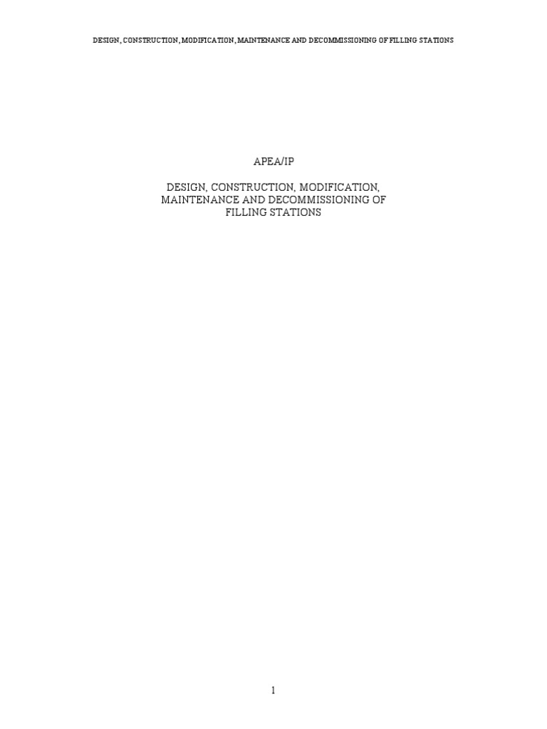 Design, Construction, Modification, Maintenance and Decommissioning of ...