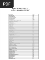 Kode Icd X... | PDF