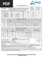 Sample MTC: Material Test Certificate | PDF | Screw | Manufactured Goods