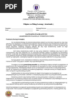 Sample - Panukalang Proyekto | PDF