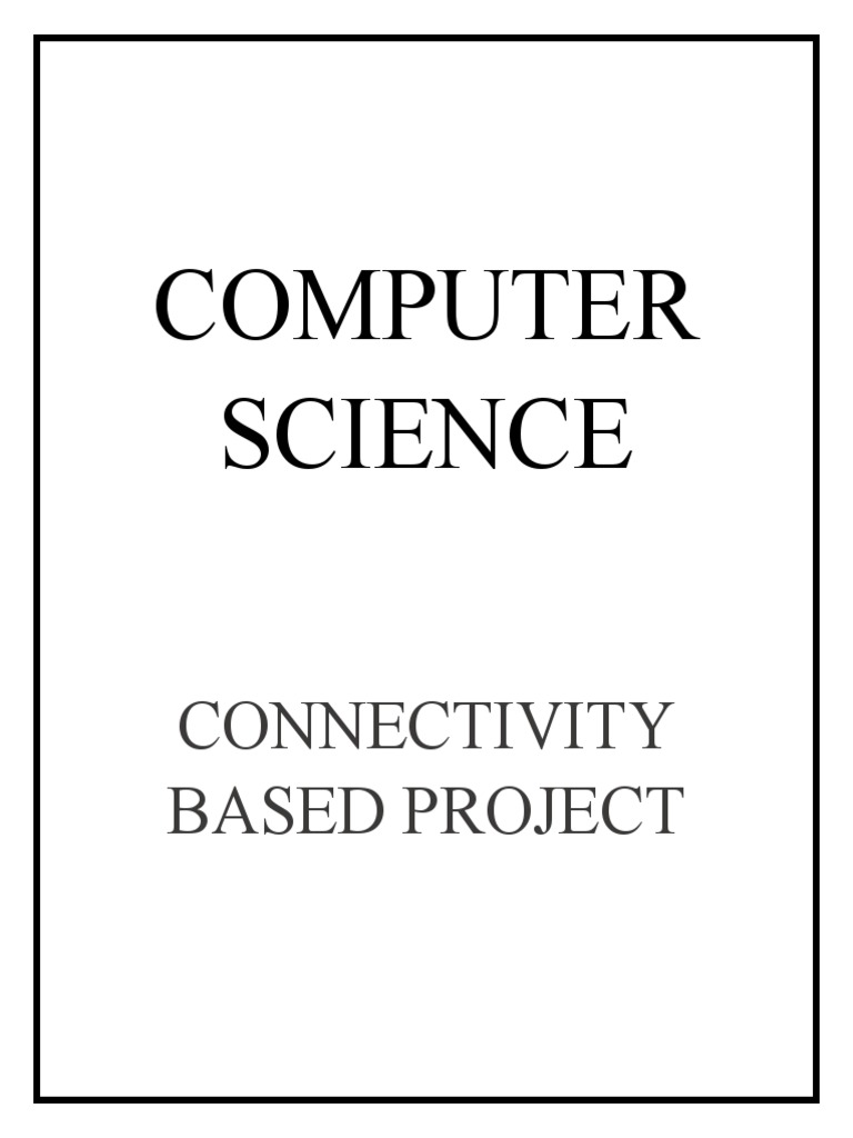Class 12 CS Project | Download Free PDF | Sql | Databases