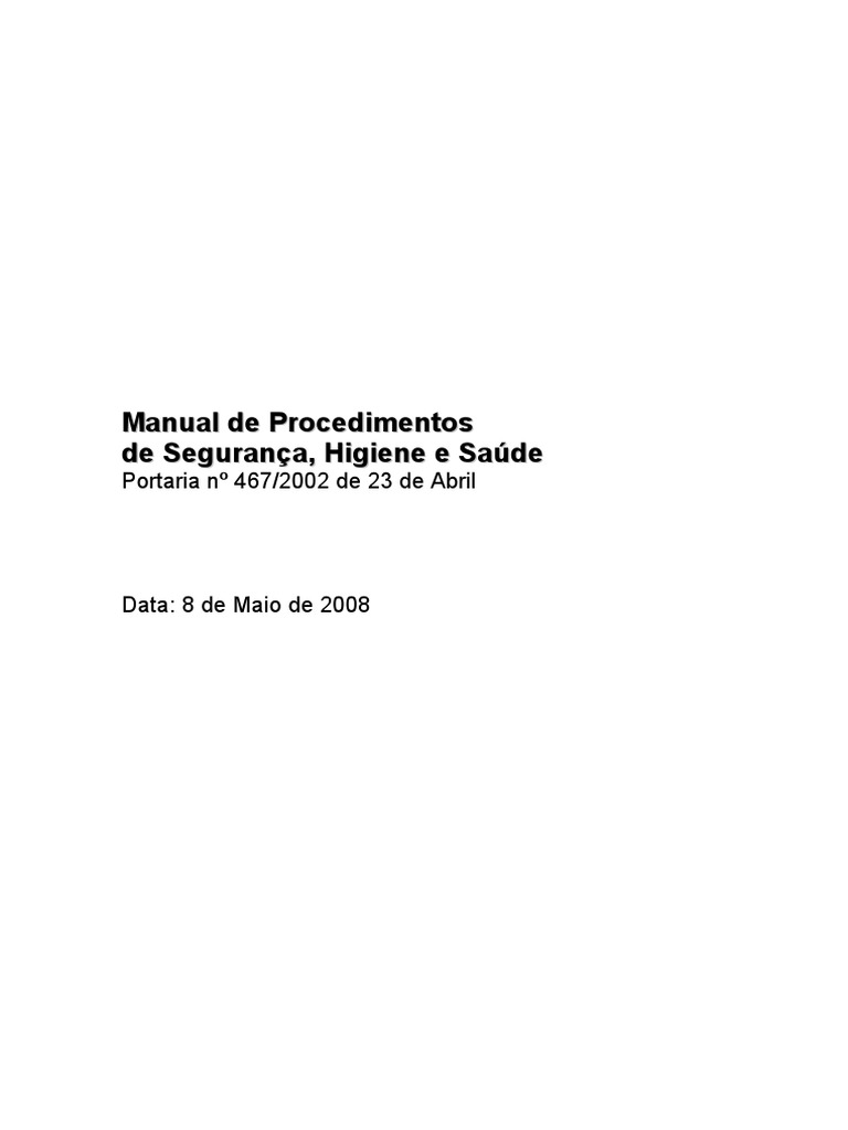 Manual de Procedimentos | PDF | Qualidade (negócios) | Enfermagem