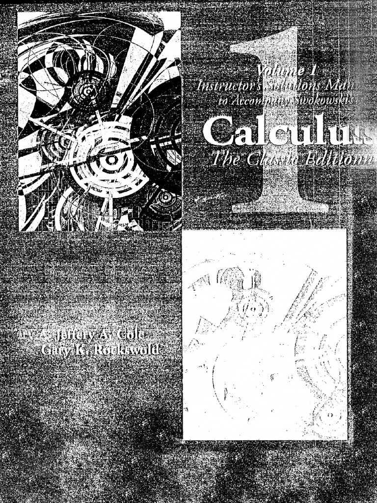 Earl Swokowski - Calculus - The Classic Edition. 1 | PDF