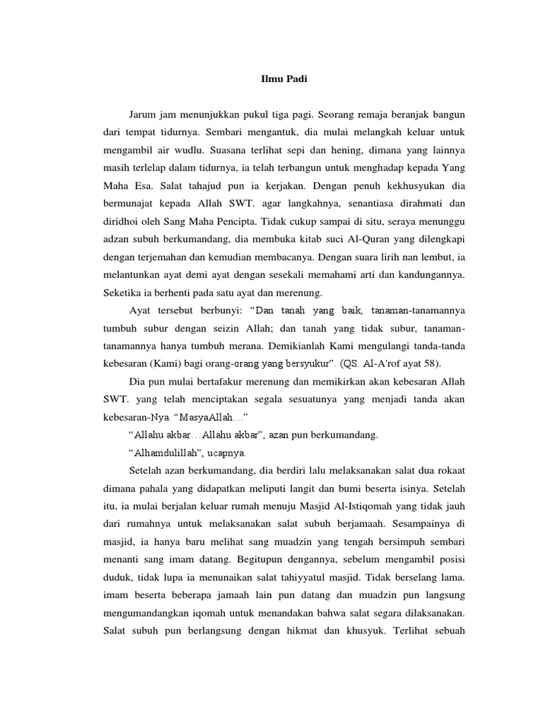 Ilmu Padi | PDF
