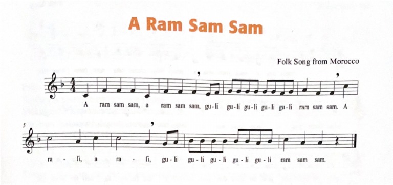 A Ram Sam Sam Sheet Music | PDF