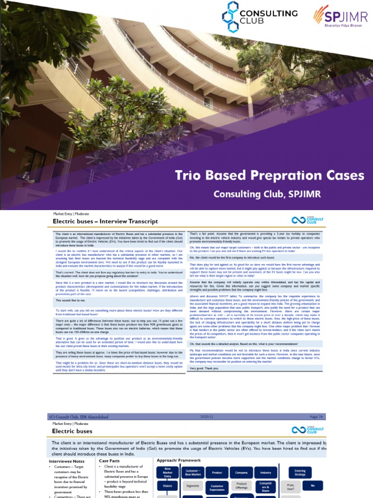 Market Entry Framework - Cases | PDF