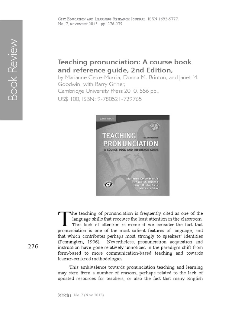 Teaching Pronunciation: A Comprehensive Guide | PDF | English Language ...