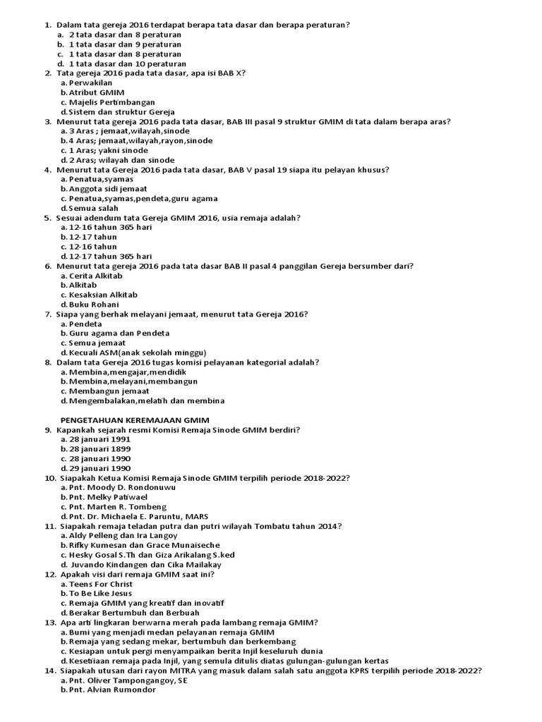 Bank Soal Retel | PDF