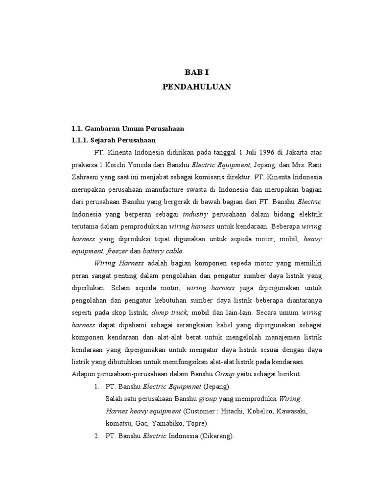 Profil PT. Kinenta Indonesia | PDF