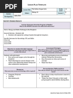 Geography Floods Lesson Plan - Year 5 | PDF