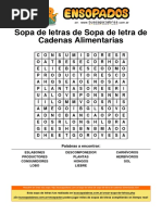 Sopa de Letras de La Fotosíntesis - 76 | PDF