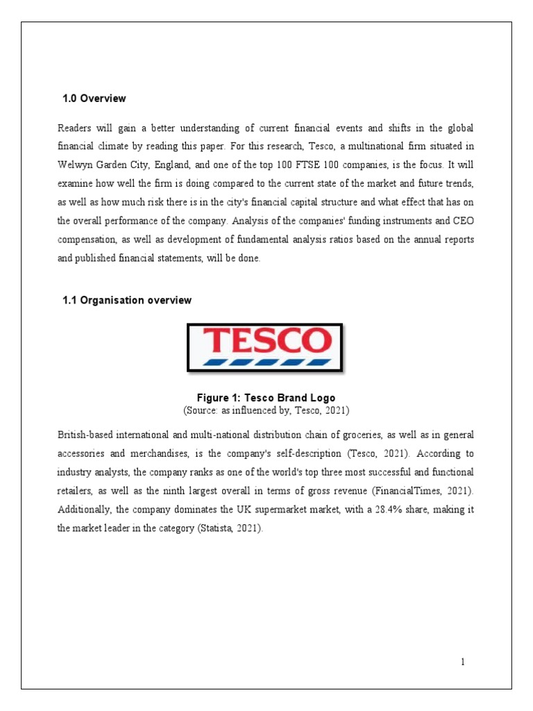 Tesco's Financial Performance and Risk Management | PDF | Debt | Dividend