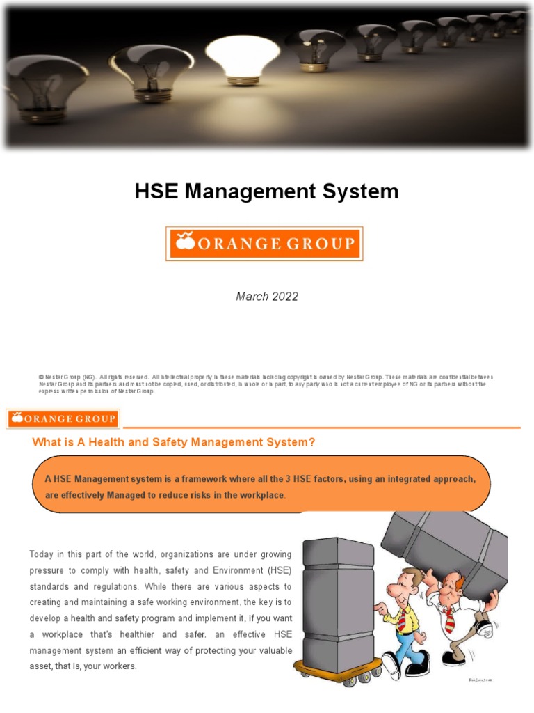 HSE Management System | PDF | Occupational Safety And Health | Risk