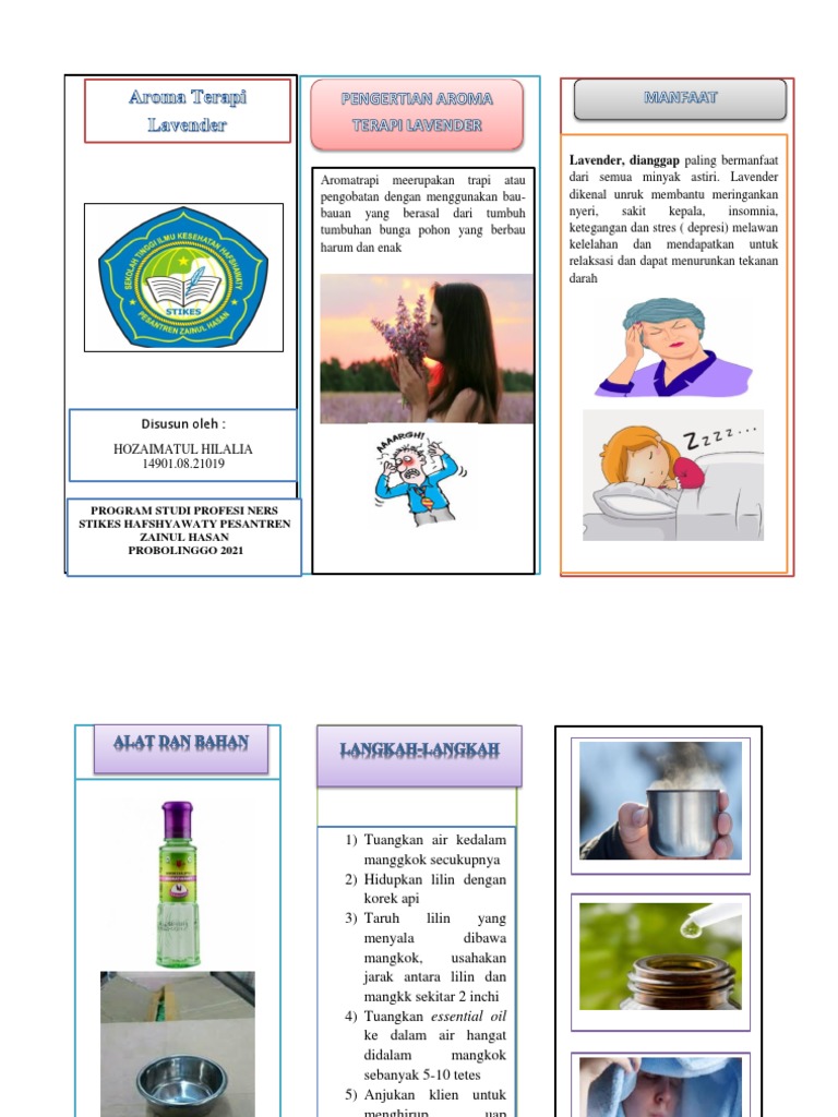 Leaflet Aromaterapi Lavender | PDF